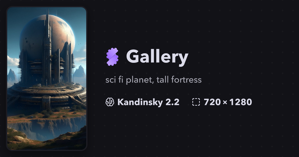 "sci fi planet, tall fortress" | Gallery | Stablecog