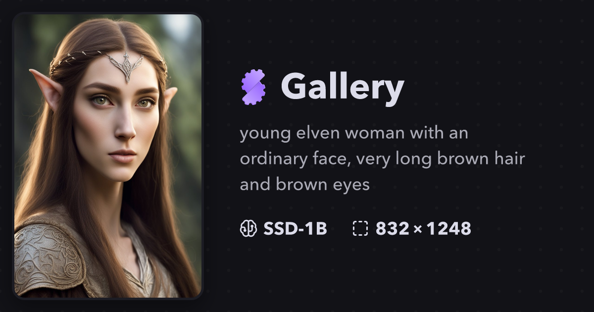 "young elven woman with an ordinary fa..." | Gallery | Stablecog