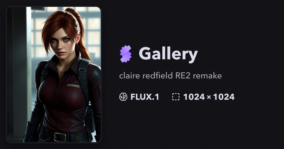 "claire redfield RE2 remake" | Gallery | Stablecog