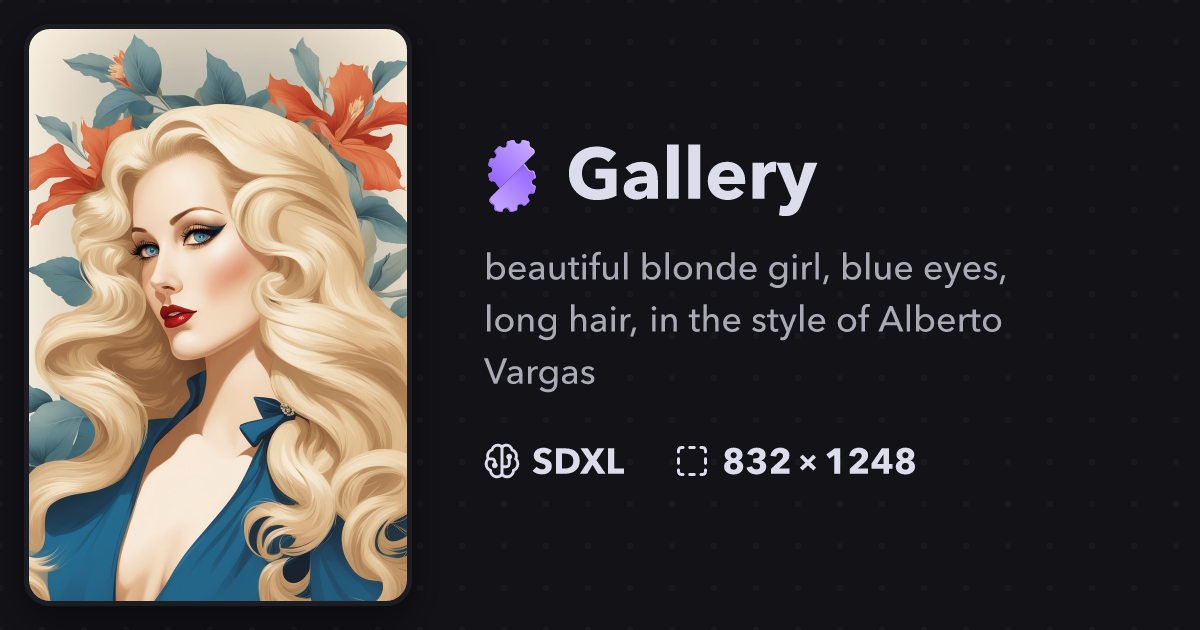 "beautiful blonde girl, blue eyes, lon..." | Gallery | Stablecog