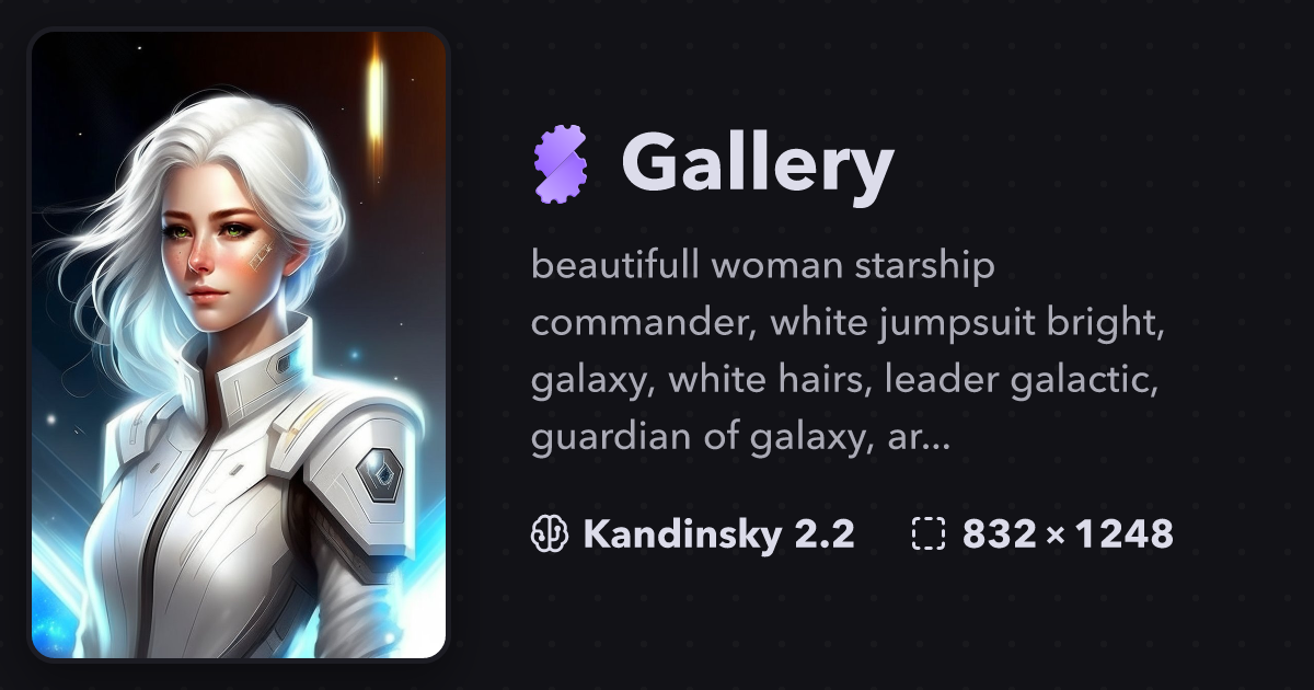 "beautifull woman starship commander, ..." | Gallery | Stablecog