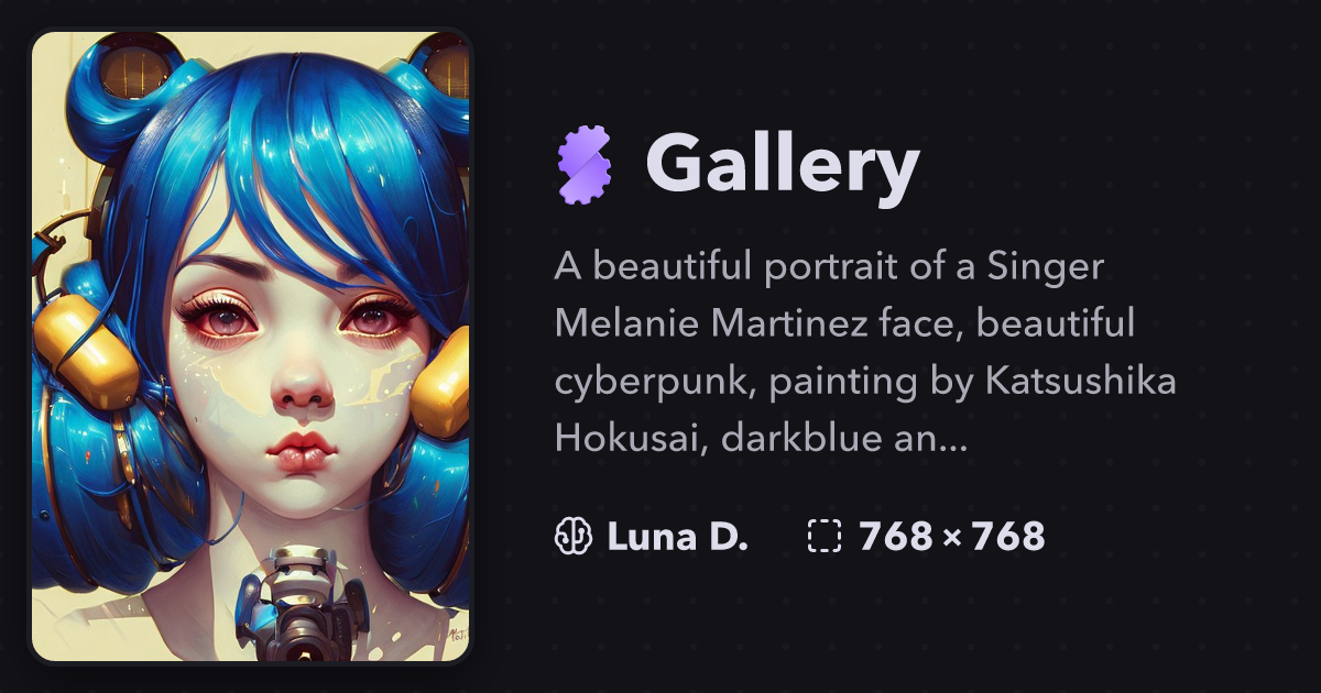 "A beautiful portrait of a Singer Mela..." | Gallery | Stablecog