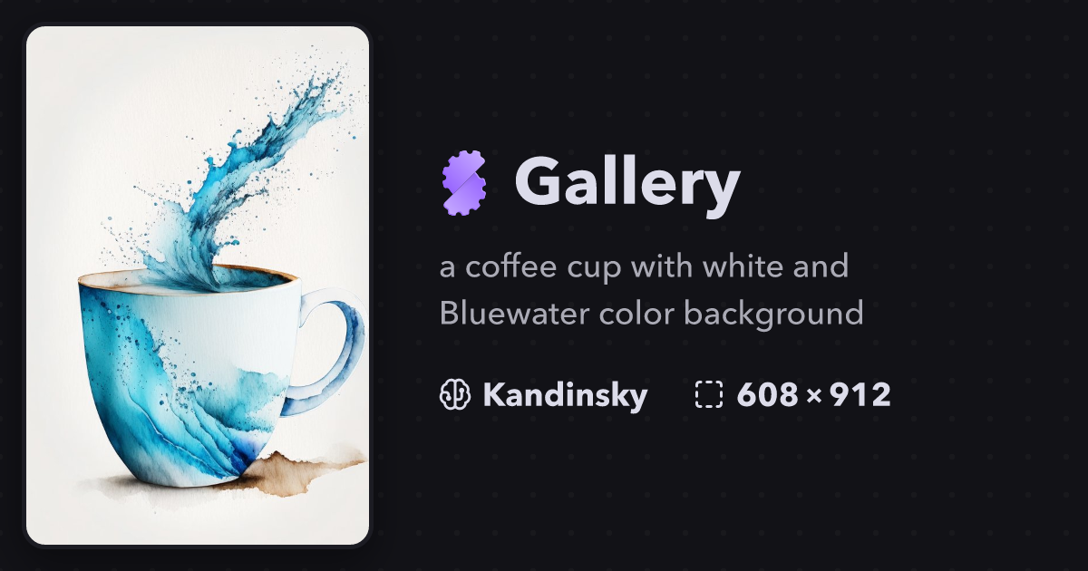 "a coffee cup with white and Bluewater..." | Gallery | Stablecog