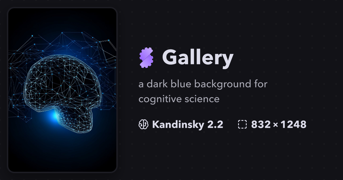 A dark blue background for cognitive science | Gallery