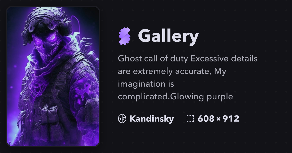 "Ghost call of duty Excessive details ..." | Gallery | Stablecog