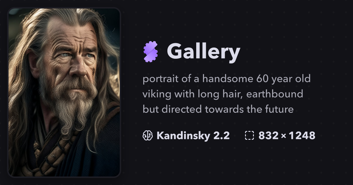 "portrait of a handsome 60 year old vi..." | Gallery | Stablecog