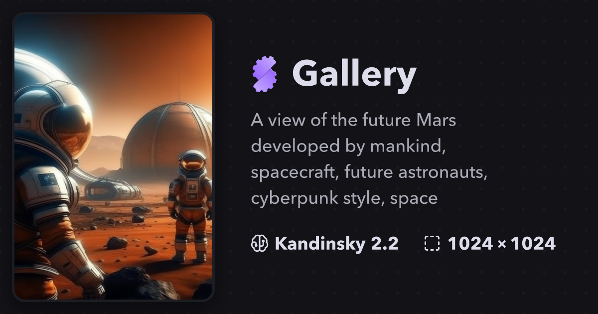 "A view of the future Mars developed b..." | Gallery | Stablecog