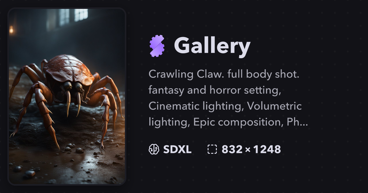 "Crawling Claw. full body shot. fantas..." | Gallery | Stablecog