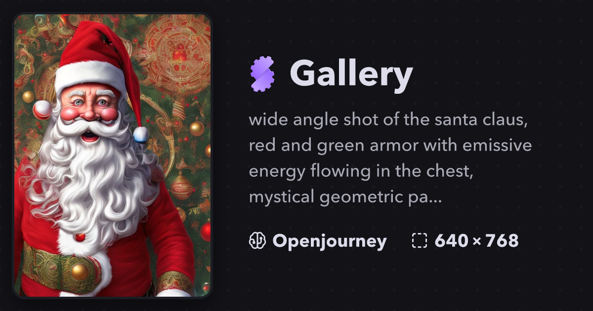 "wide angle shot of the santa claus, r..." | Gallery | Stablecog