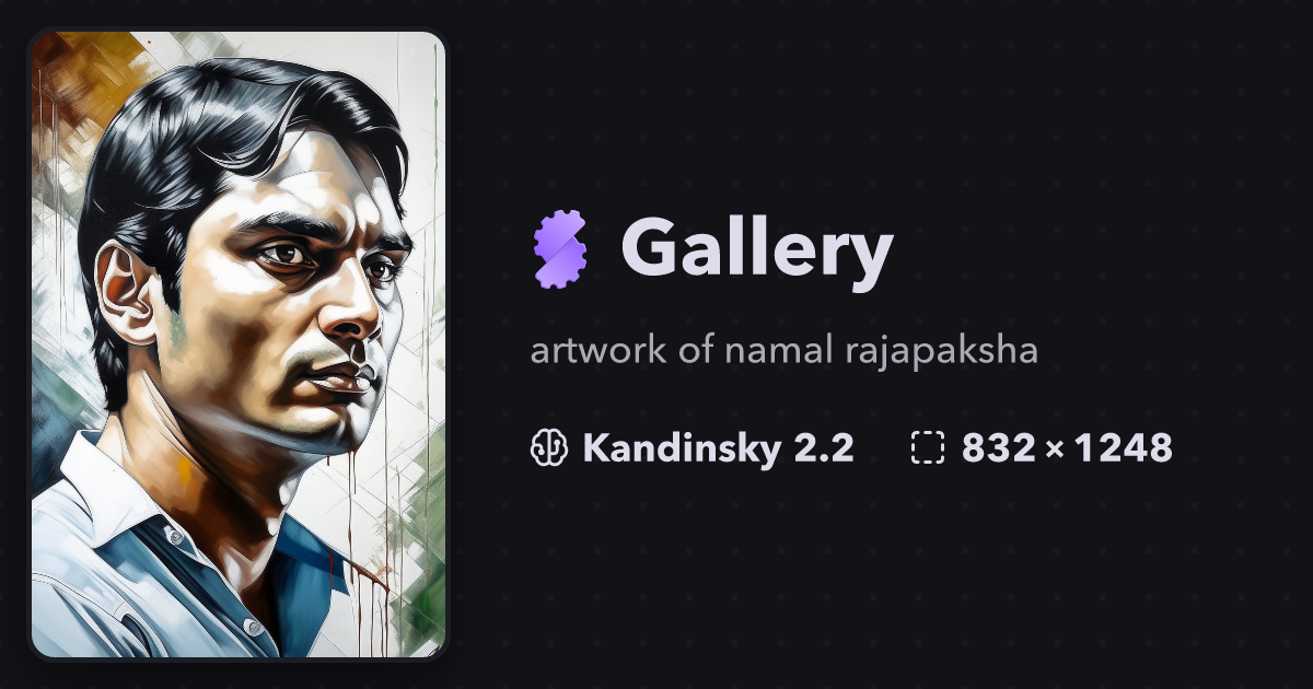 "artwork of namal rajapaksha" | Gallery | Stablecog