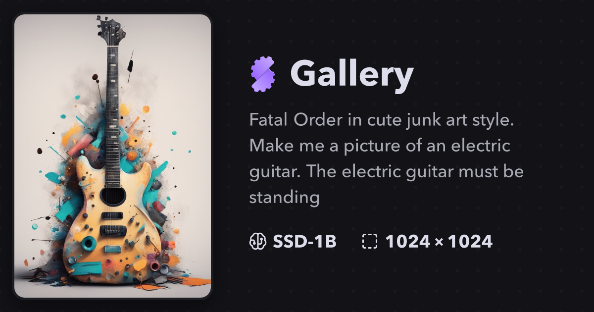 "Fatal Order in cute junk art style. M..." | Gallery | Stablecog