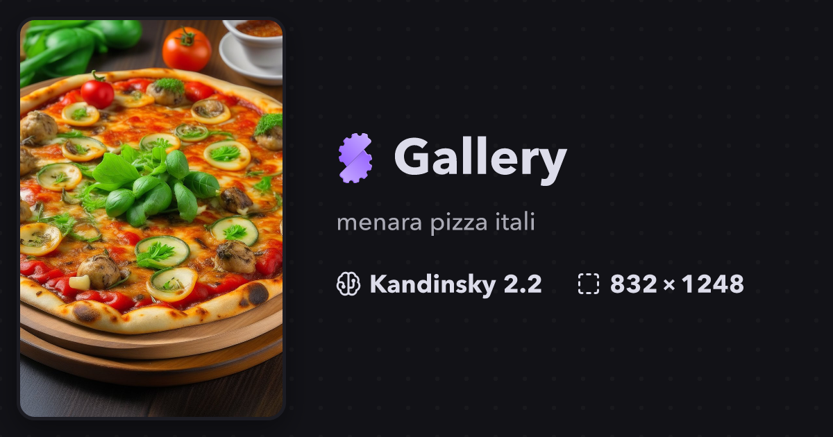 Menara pizza itali | Gallery