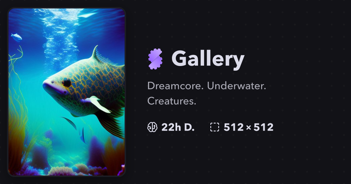 "Dreamcore. Underwater. Creatures." | Gallery | Stablecog