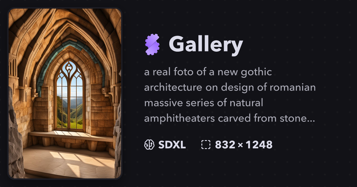 "a real foto of a new gothic architect..." | Gallery | Stablecog