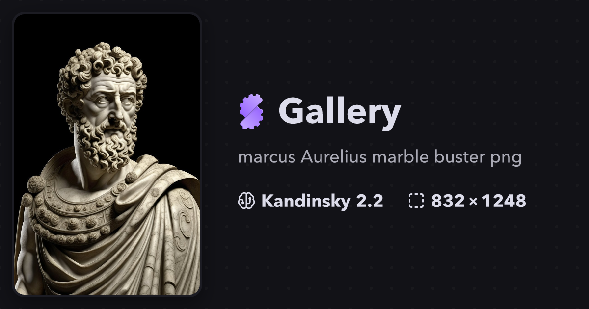 "marcus Aurelius marble buster png" | Gallery | Stablecog