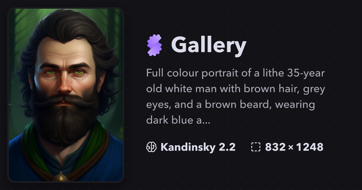 "Full colour portrait of a lithe 35-ye..." | Gallery | Stablecog