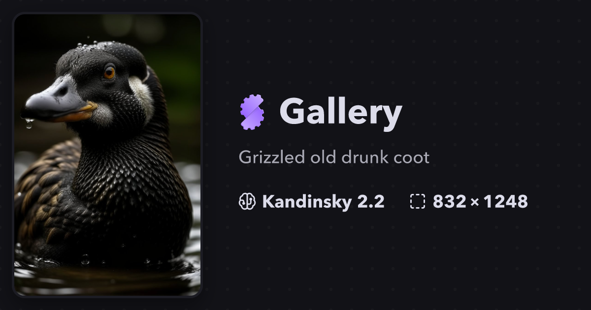 "Grizzled old drunk coot" | Gallery | Stablecog