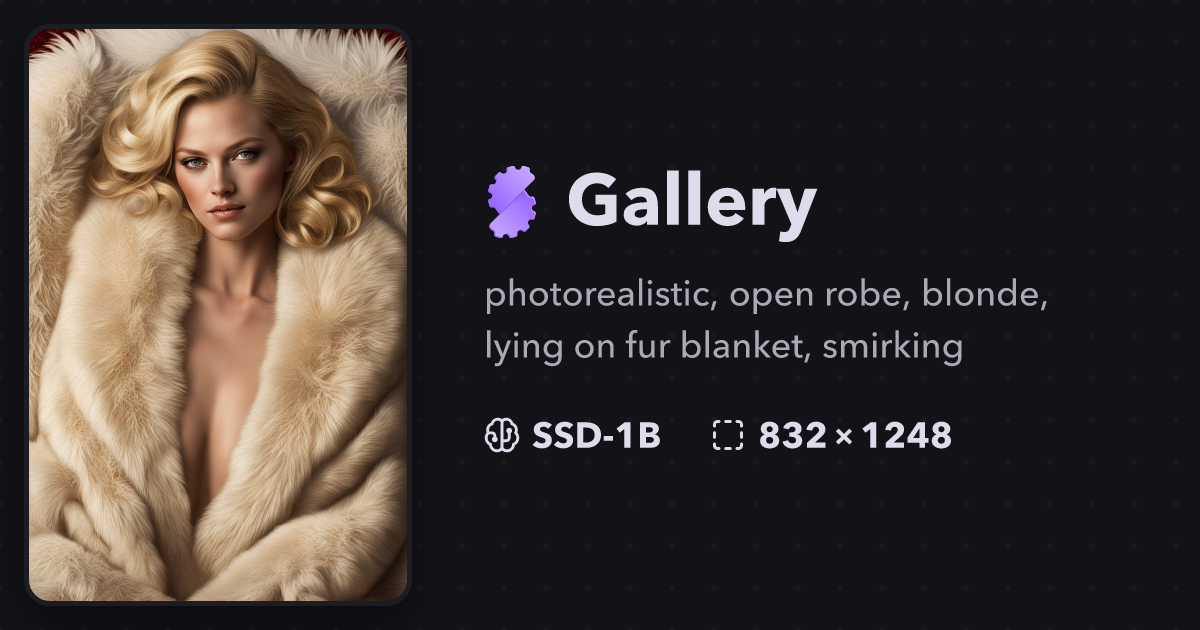 "photorealistic, open robe, blonde, ly..." | Gallery | Stablecog
