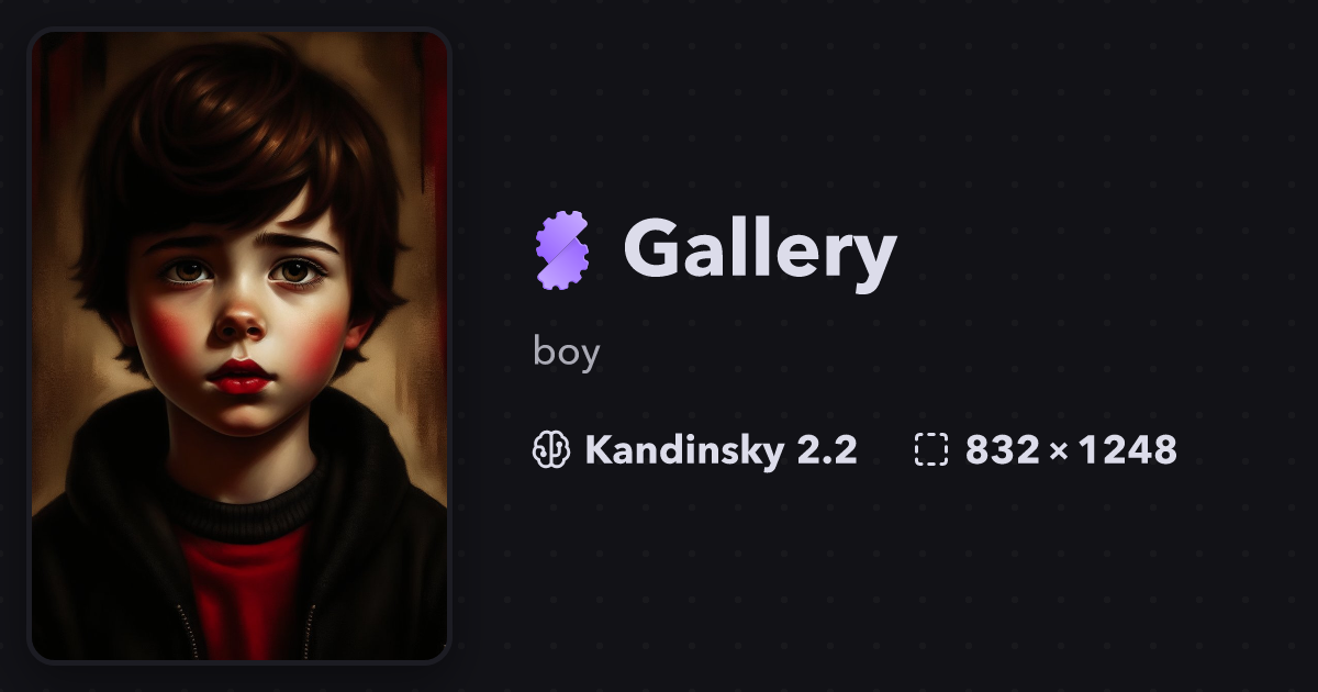 "boy" | Gallery | Stablecog