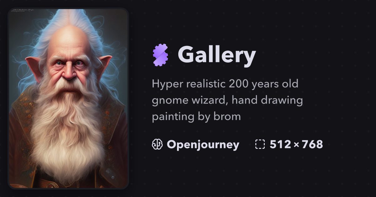 "Hyper realistic 200 years old gnome w..." | Gallery | Stablecog