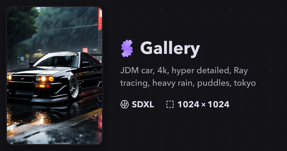 "JDM car, 4k, hyper detailed, Ray trac..." | Gallery | Stablecog