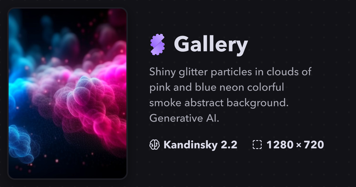 "Shiny glitter particles in clouds of ..." | Gallery | Stablecog