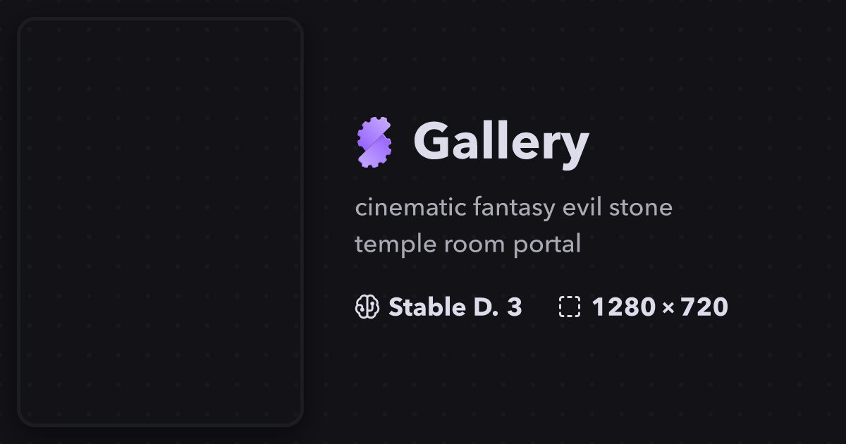 "cinematic fantasy evil stone temple r..." | Gallery | Stablecog