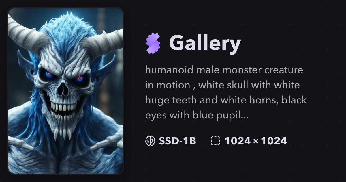 "humanoid male monster creature in motion..." | Gallery | Stablecog