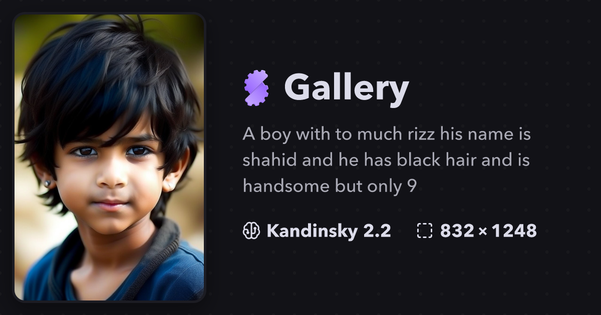 "A boy with to much rizz his name is s..." | Gallery | Stablecog