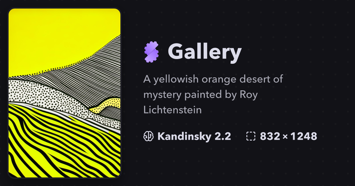 "A yellowish orange desert of mystery ..." | Gallery | Stablecog