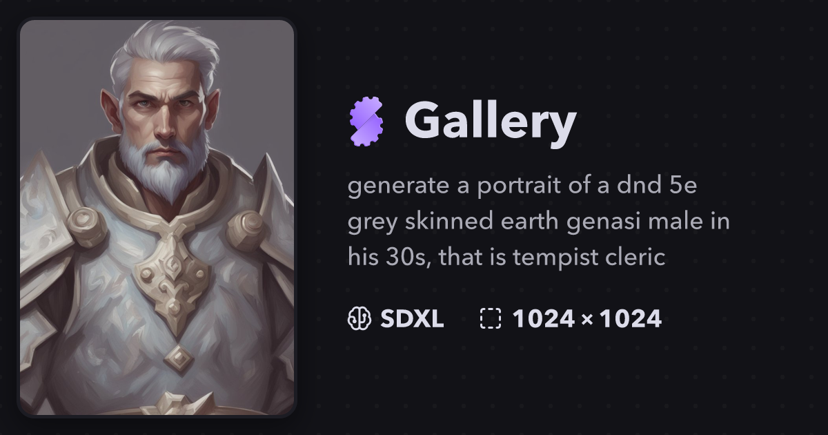 "generate a portrait of a dnd 5e grey ..." | Gallery | Stablecog