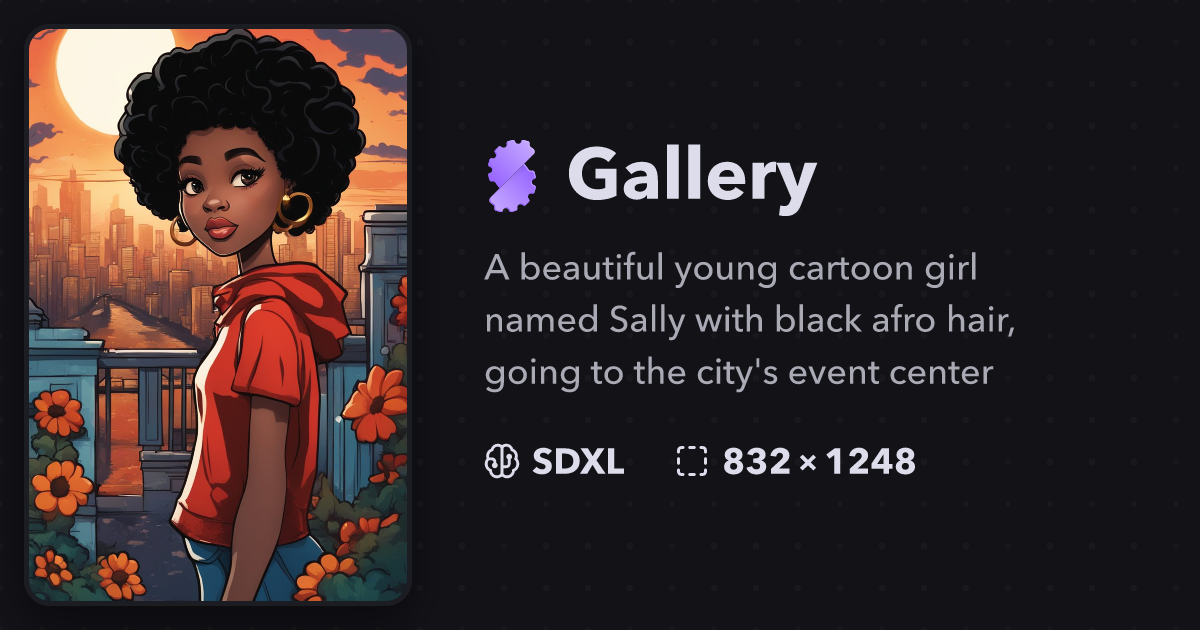 "A beautiful young cartoon girl named ..." | Gallery | Stablecog