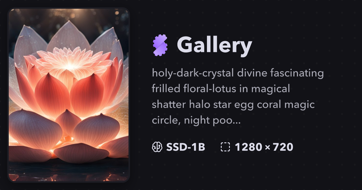 "holy-dark-crystal divine fascinating ..." | Gallery | Stablecog