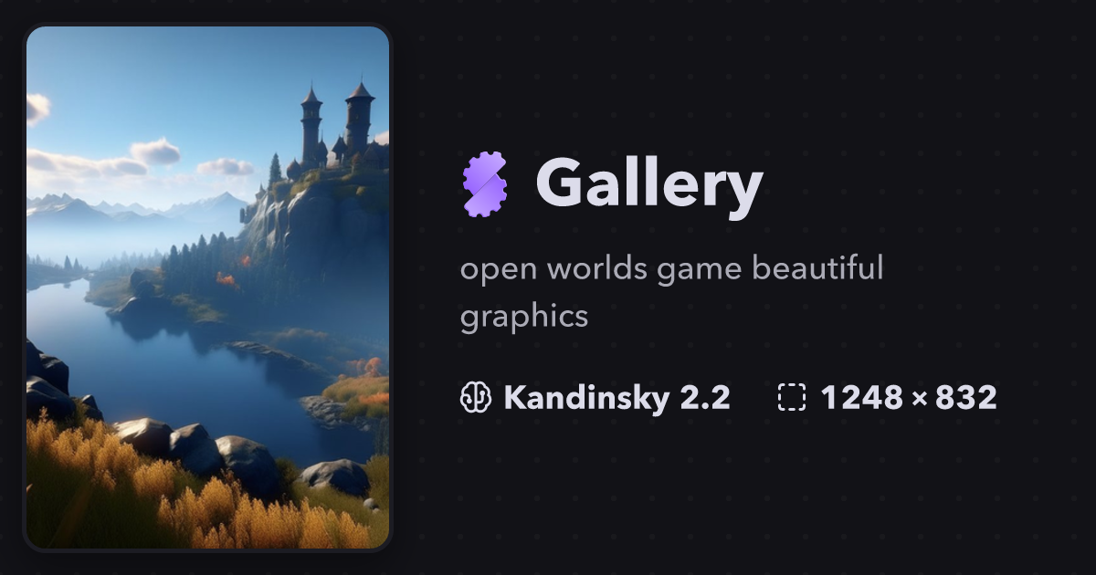 "open worlds game beautiful graphics" | Gallery | Stablecog