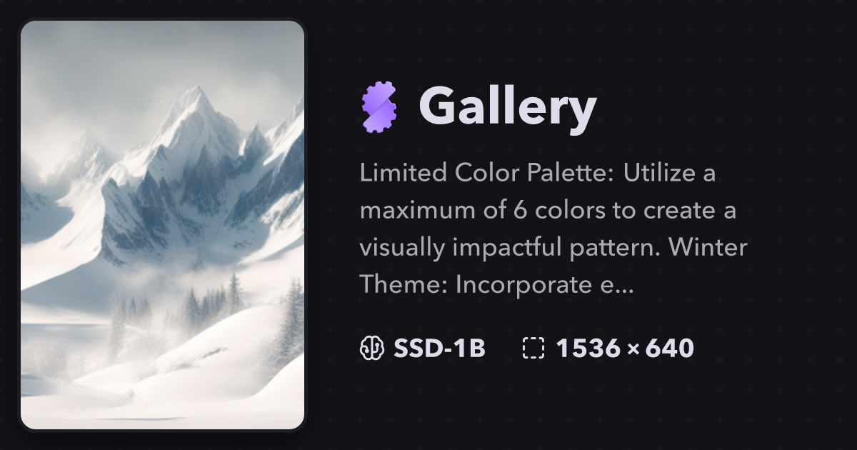 "Limited Color Palette: Utilize a maxi..." | Gallery | Stablecog