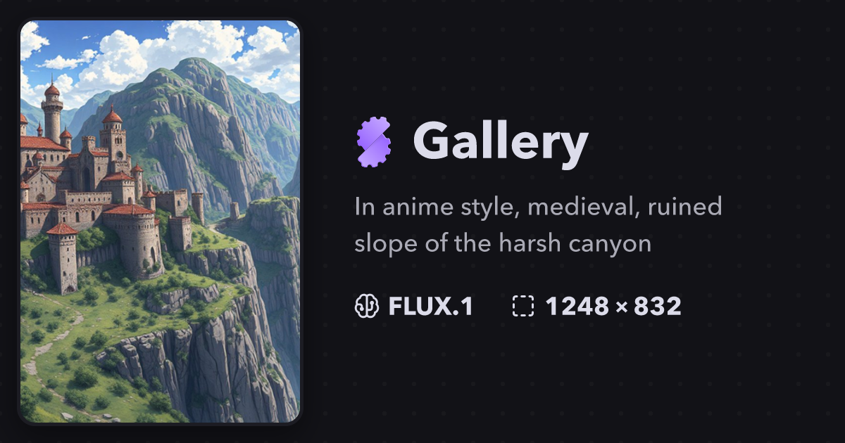 "In anime style, medieval, ruined slop..." | Gallery | Stablecog