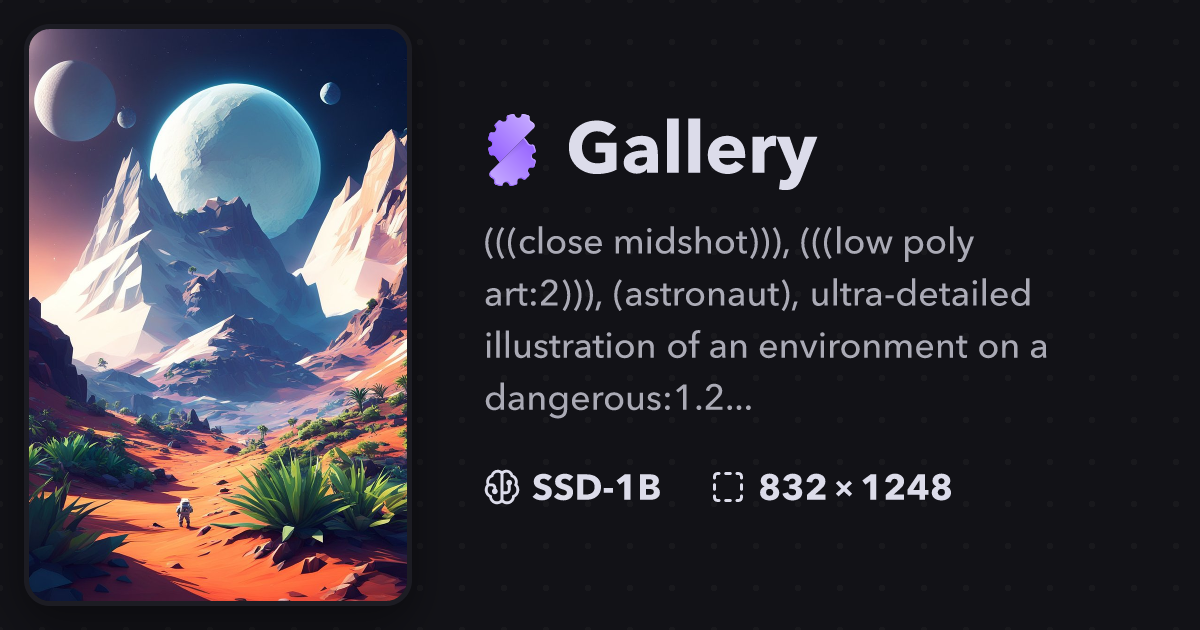 (((close midshot))), (((low poly art:2))), (astron... | Gallery