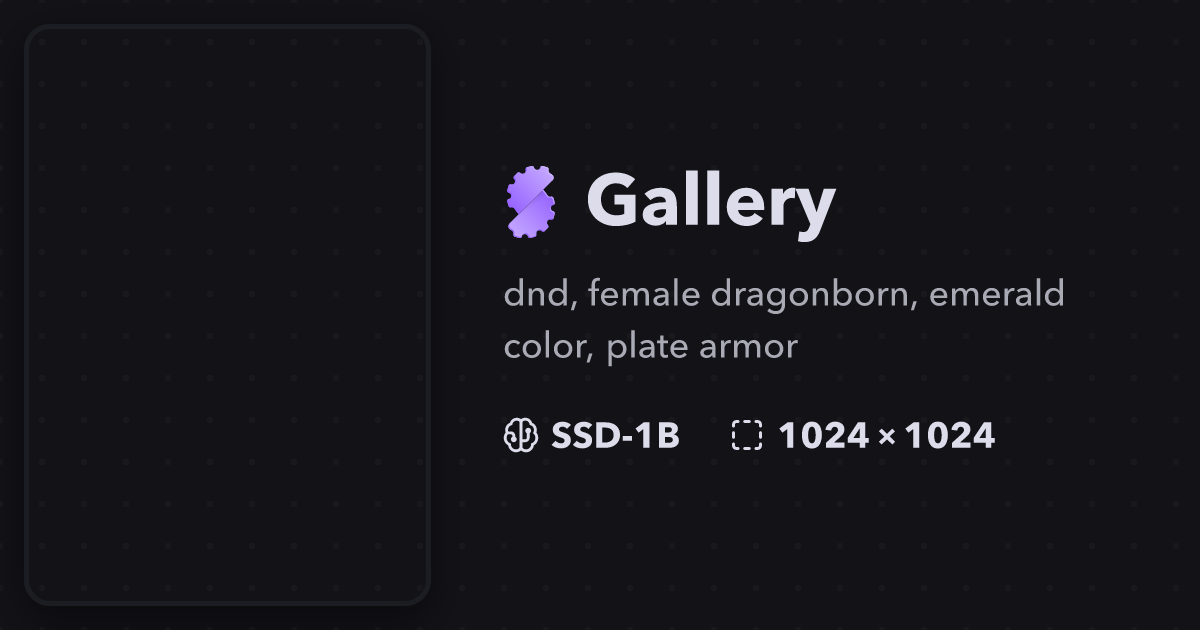 "dnd, female dragonborn, emerald color..." | Gallery | Stablecog