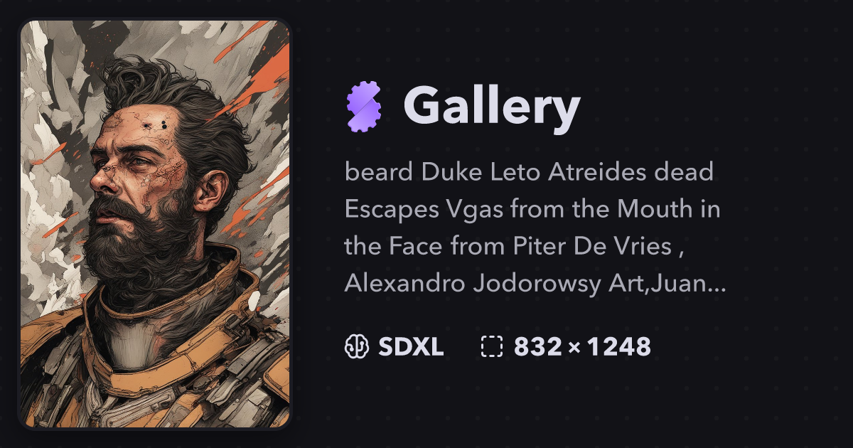 "beard Duke Leto Atreides dead Escapes..." | Gallery | Stablecog