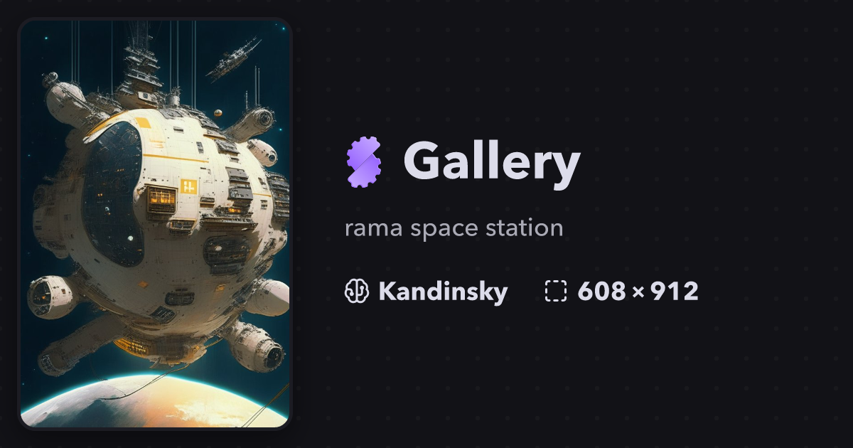 "rama space station" | Gallery | Stablecog