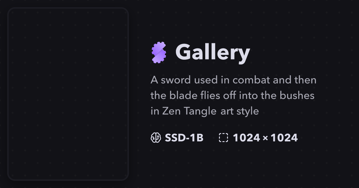 "A sword used in combat and then the b..." | Gallery | Stablecog