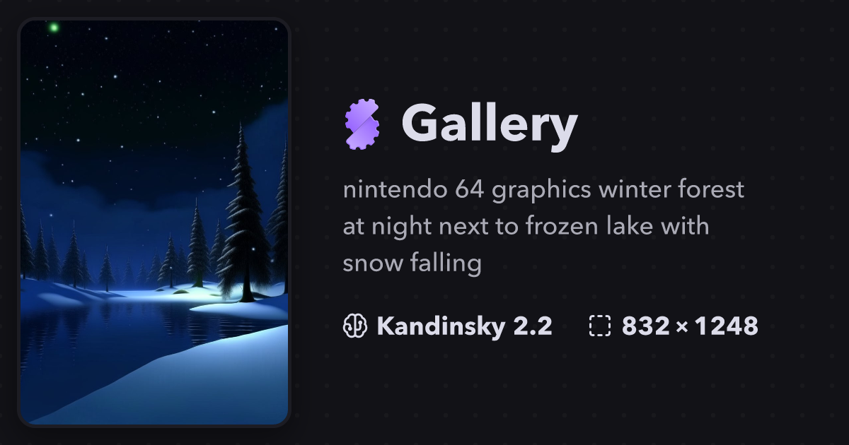 "nintendo 64 graphics winter forest at..." | Gallery | Stablecog