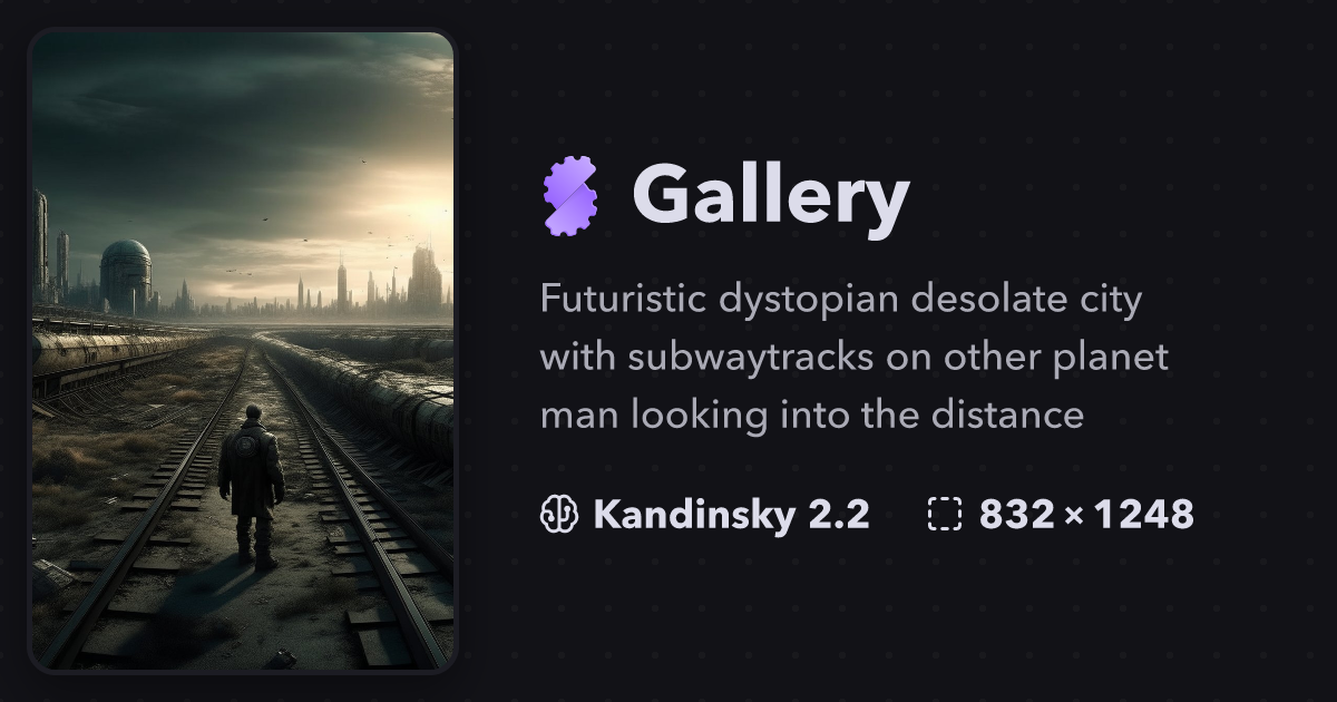 "Futuristic dystopian desolate city wi..." | Gallery | Stablecog