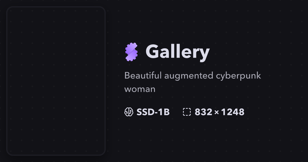 "Beautiful augmented cyberpunk woman" | Gallery | Stablecog