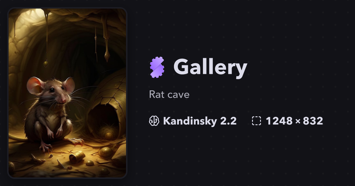 Rat cave | Gallery
