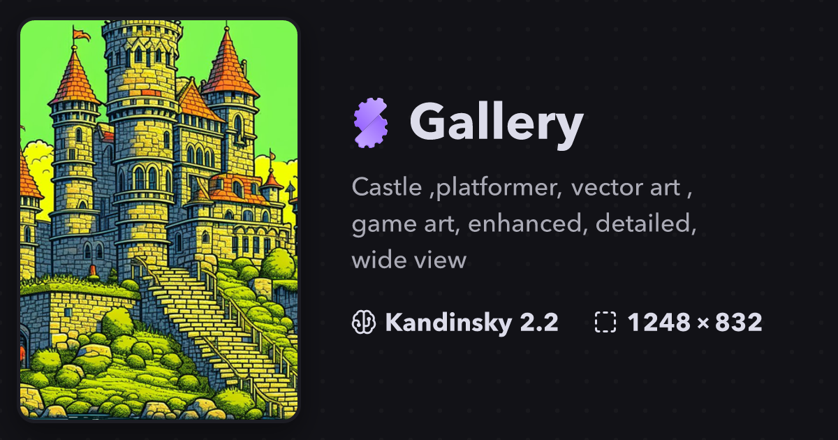 "Castle ,platformer, vector art , game..." | Gallery | Stablecog