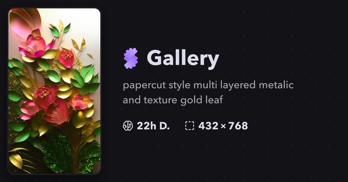 "papercut style multi layered metalic ..." | Gallery | Stablecog