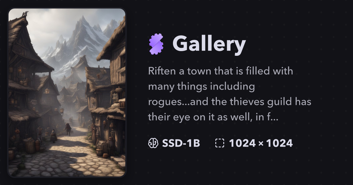 "Riften a town that is filled with many t..." | Gallery | Stablecog