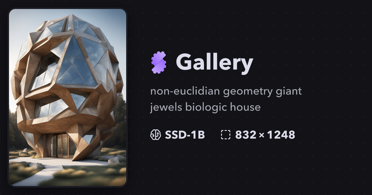 "non-euclidian geometry giant jewels b..." | Gallery | Stablecog