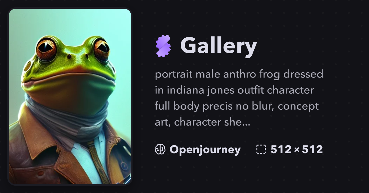 "portrait male anthro frog dressed in ..." | Gallery | Stablecog